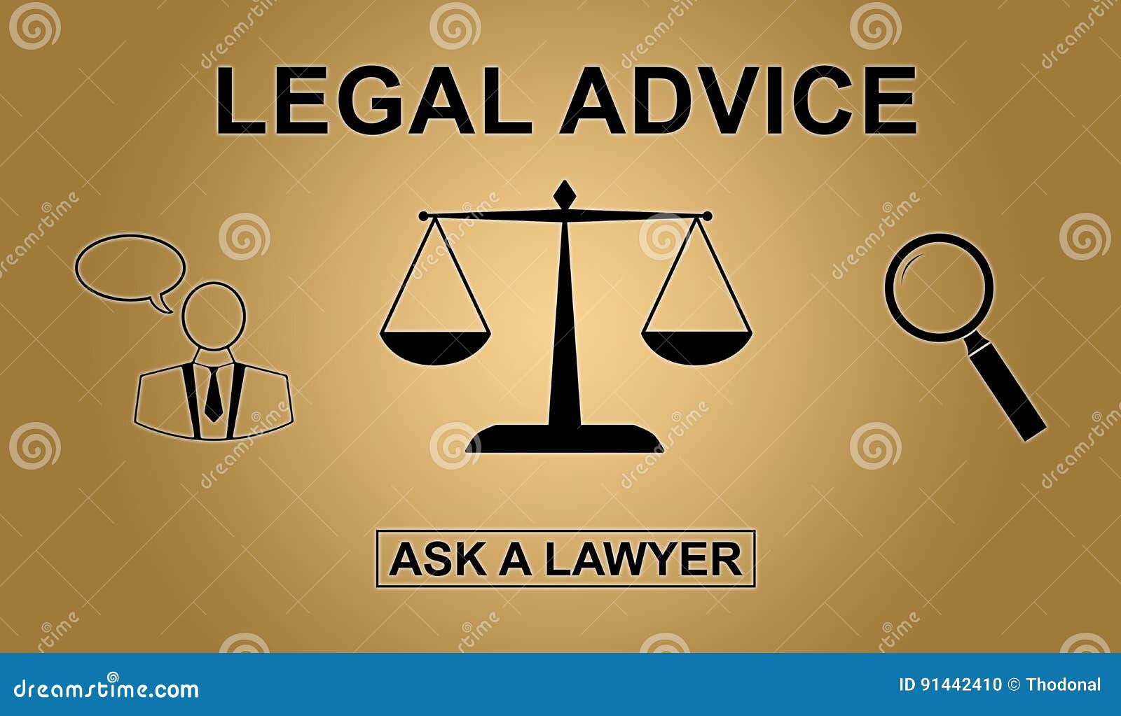 Concept of legal advice stock illustration. Illustration of counsel ...