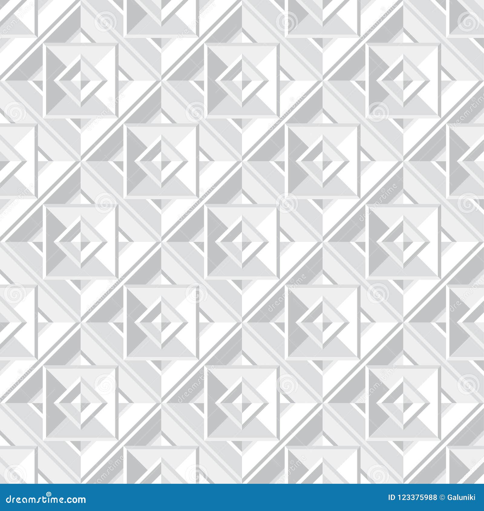 Concept Light Gray Geometry Seamless Pattern Stock Illustration ...