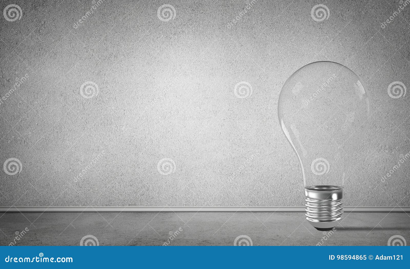 Concept Lightbulb Als Symbool Van Nieuw Idee Stock Illustratie ...