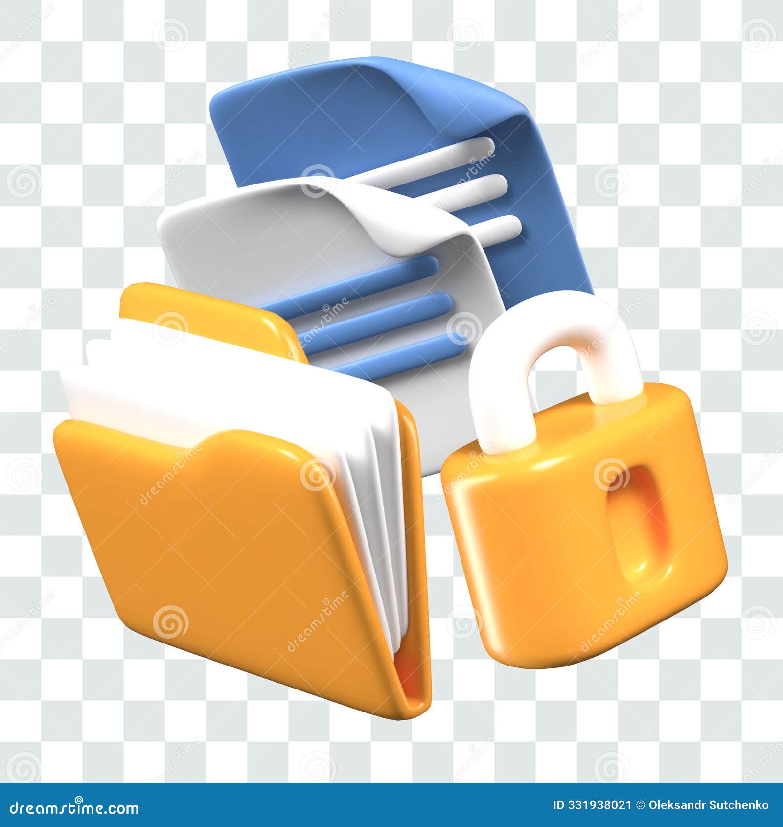 Concept of Limited Access To Documents. Closed Information Stock ...