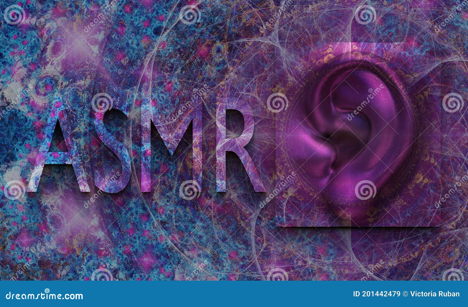 Concept Of Listening Asmr Autonomous Sensory Meridian Response Stock