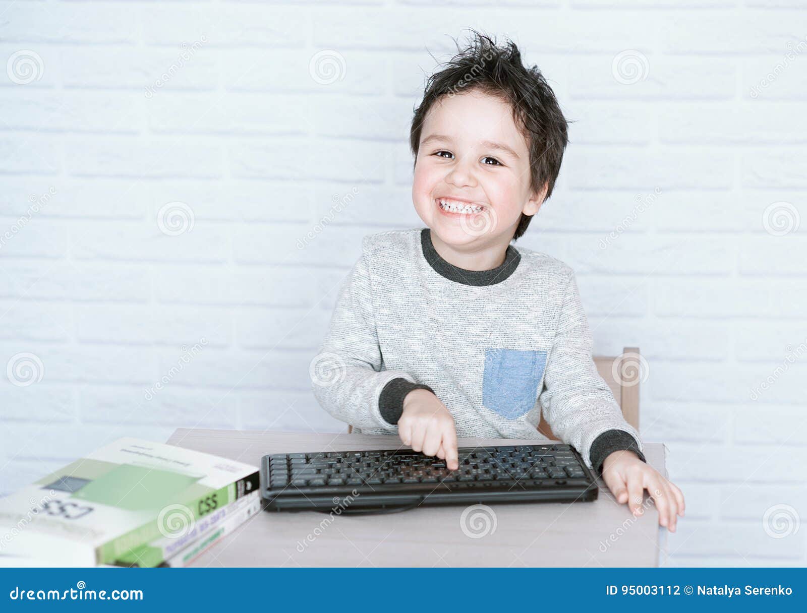 Concept of Little Businessman, Webmaster, Programmer, Developer ...