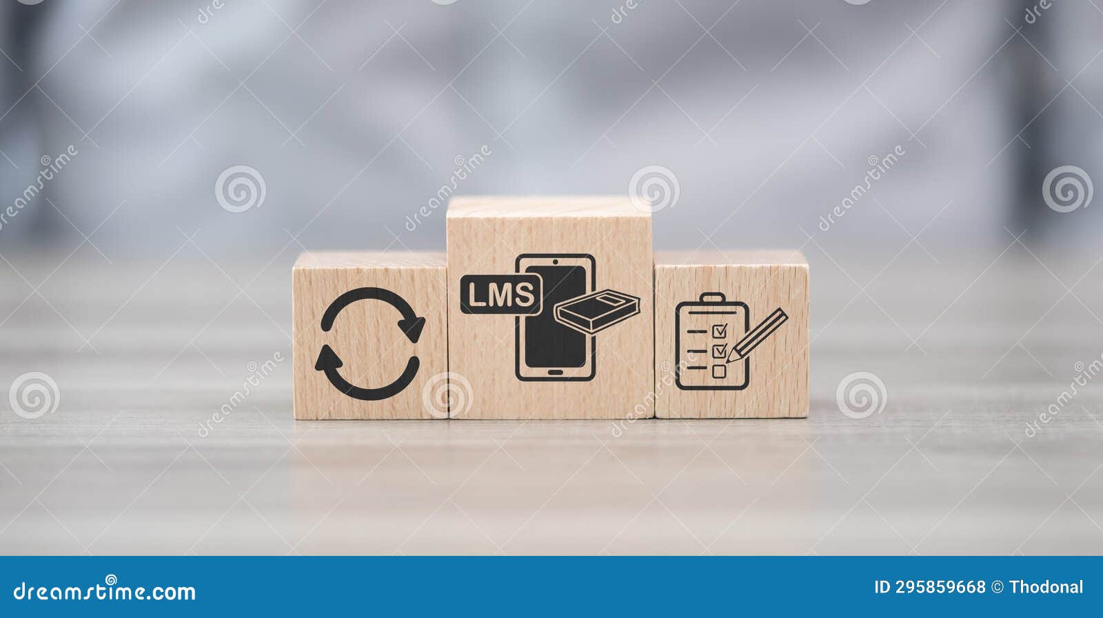Concept of lms stock photo. Image of wooden, business - 295859668