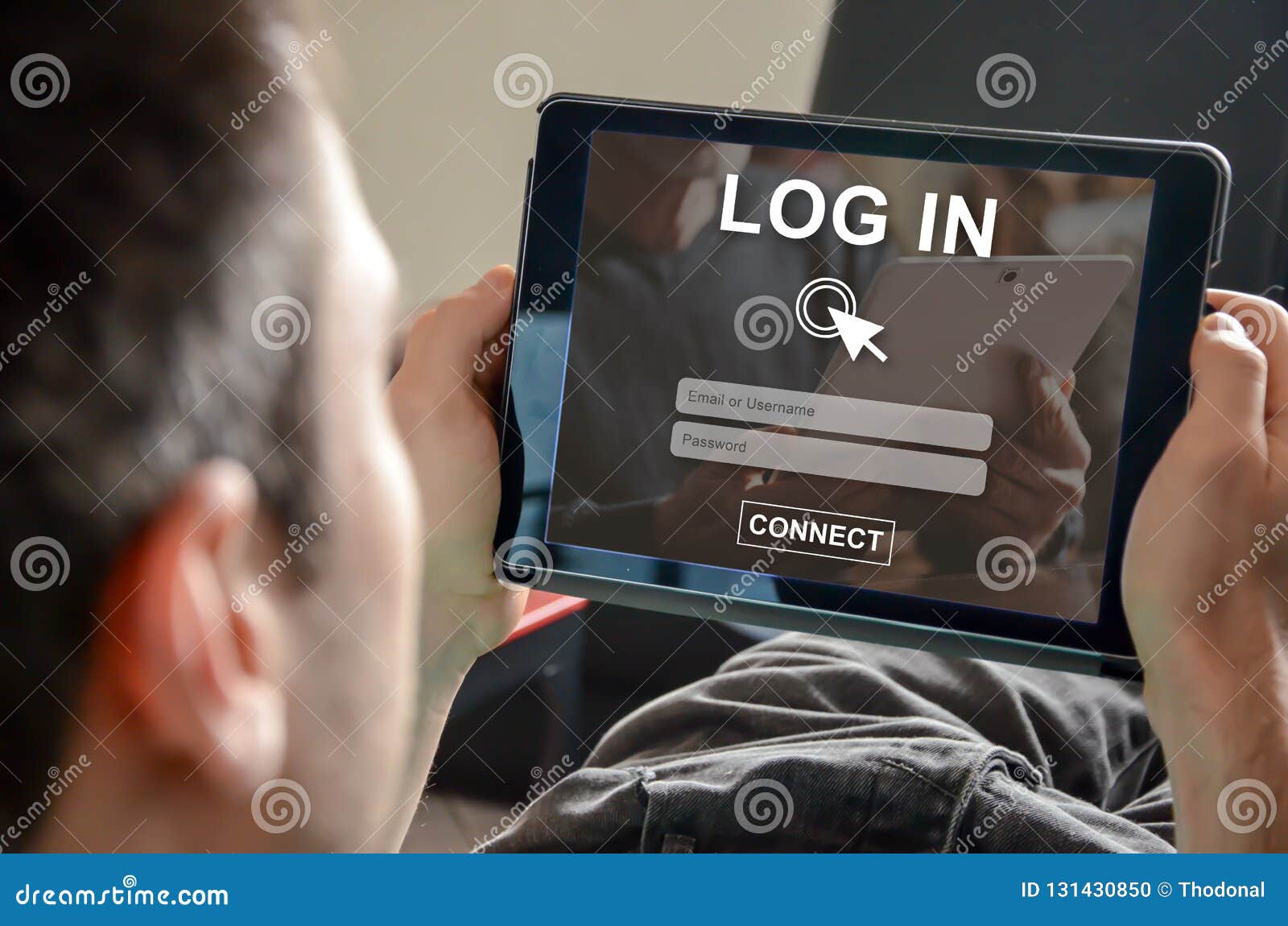 Concept of login stock photo. Image of form, website - 131430850