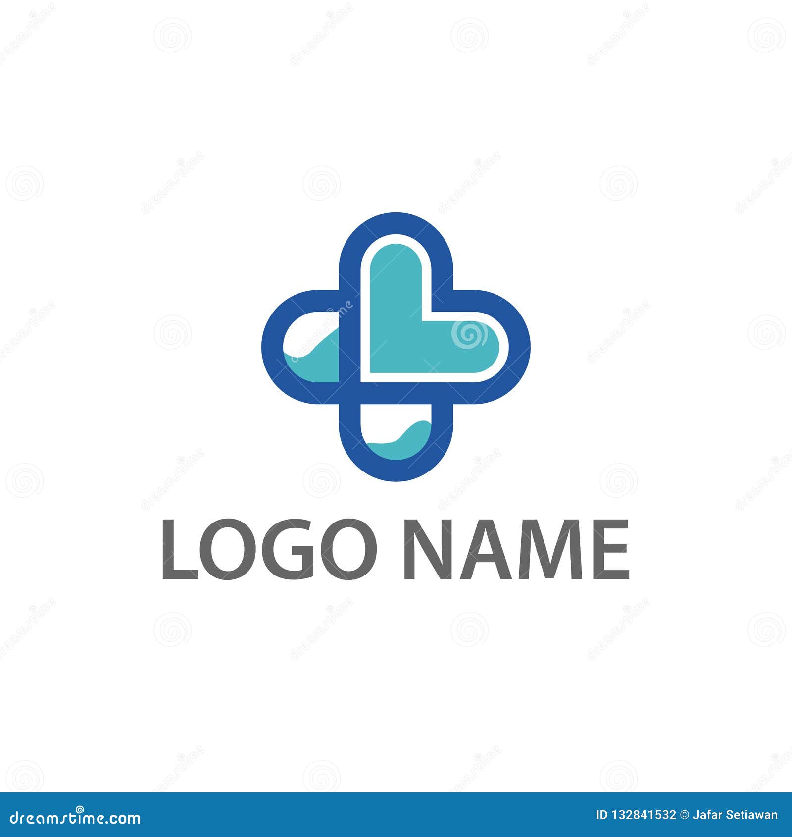 Logo Design for the Health Sector Stock Vector - Illustration of ...