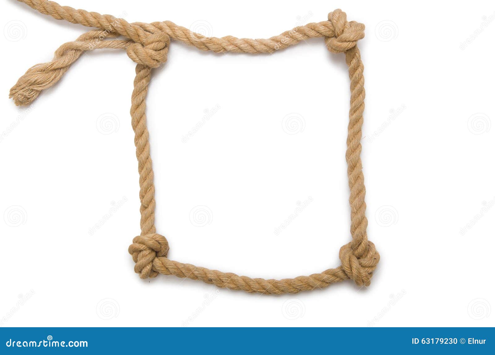 The Concept with Long Hemp Rope Stock Photo - Image of string, nautical ...