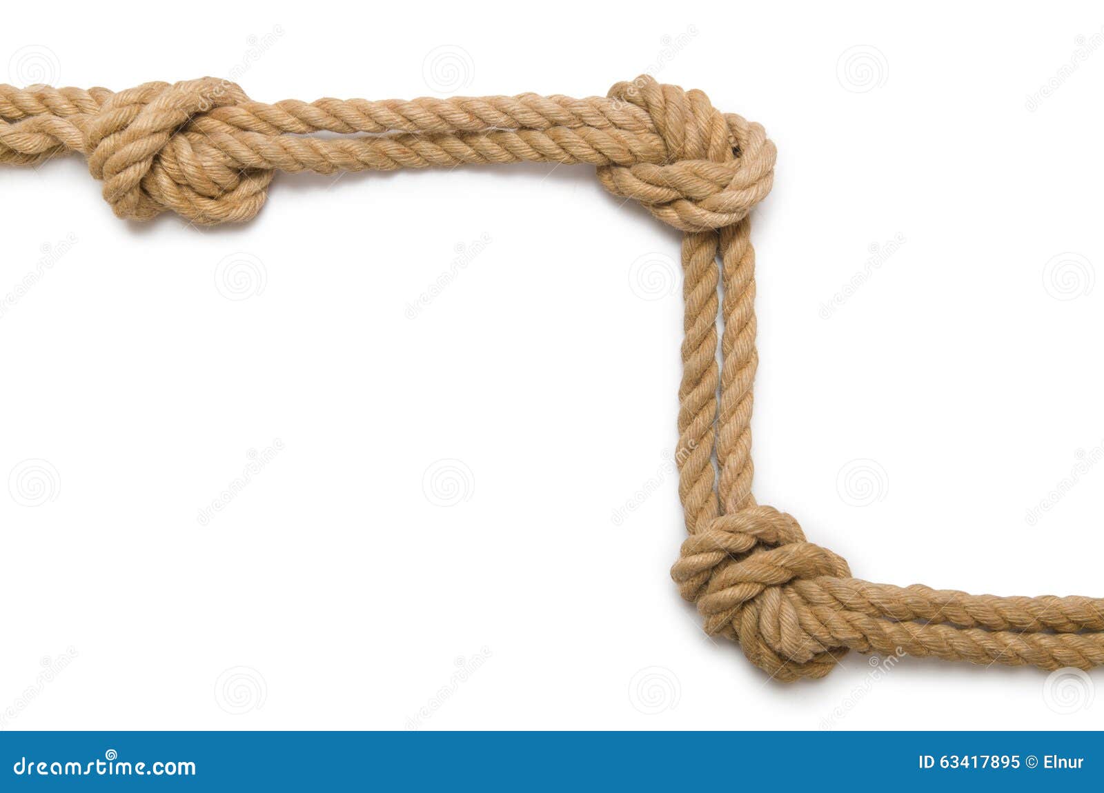 The Concept with Long Hemp Rope Stock Image - Image of hemp, lashing ...