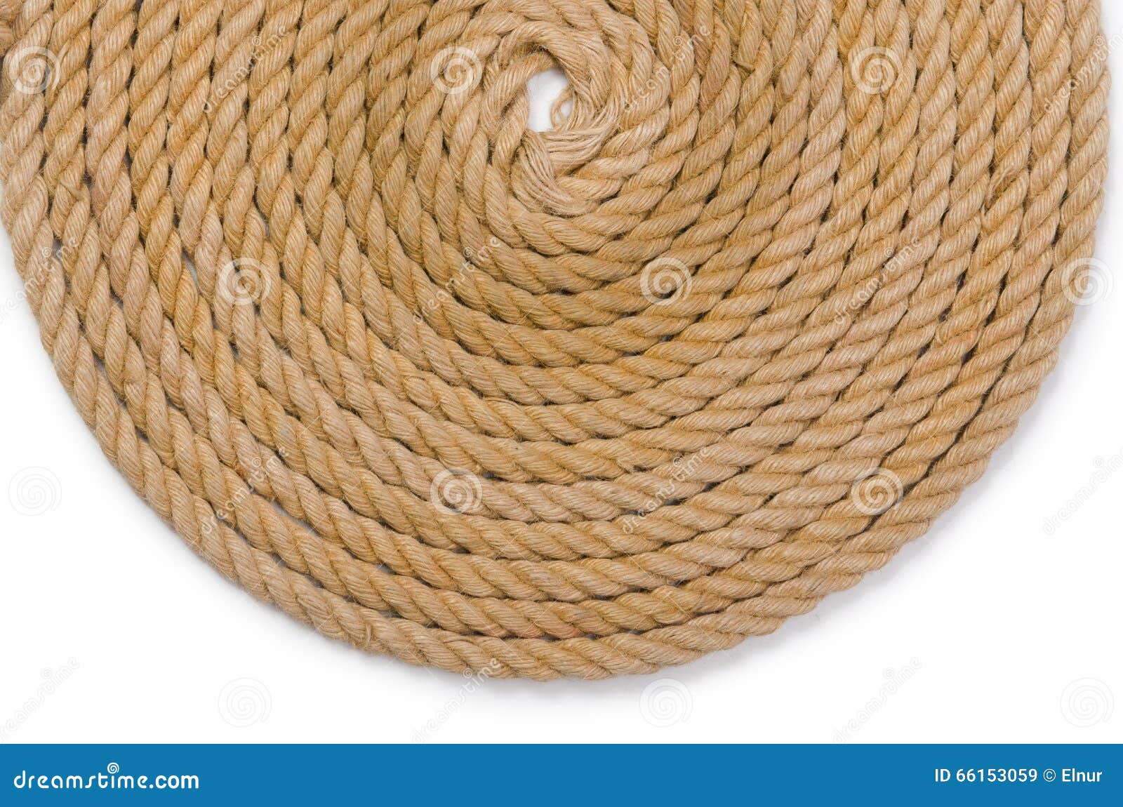 The Concept with Long Hemp Rope Stock Image - Image of strength, straw ...