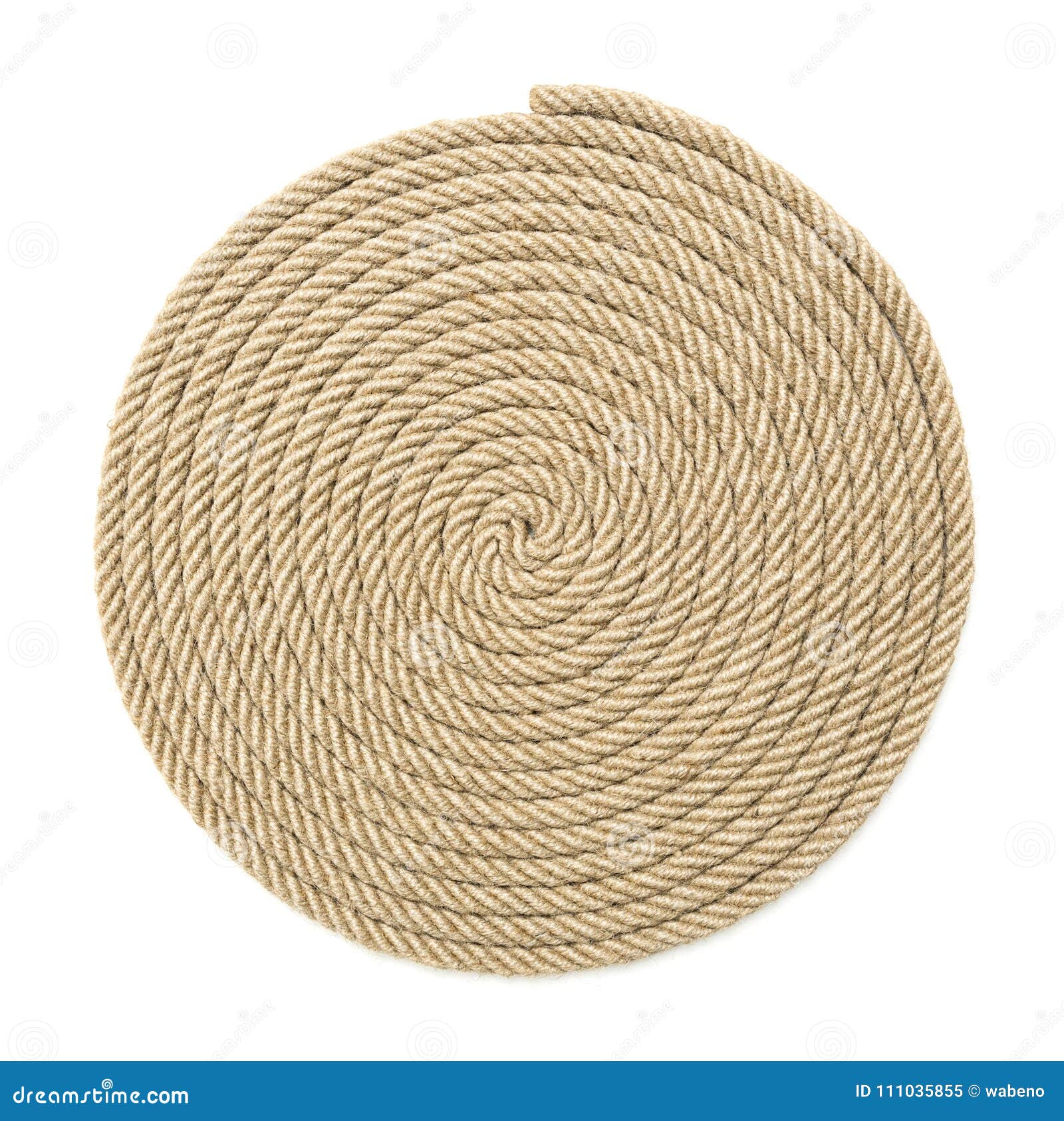 Concept with Long Hemp Rope Stock Image - Image of knot, detail: 111035855