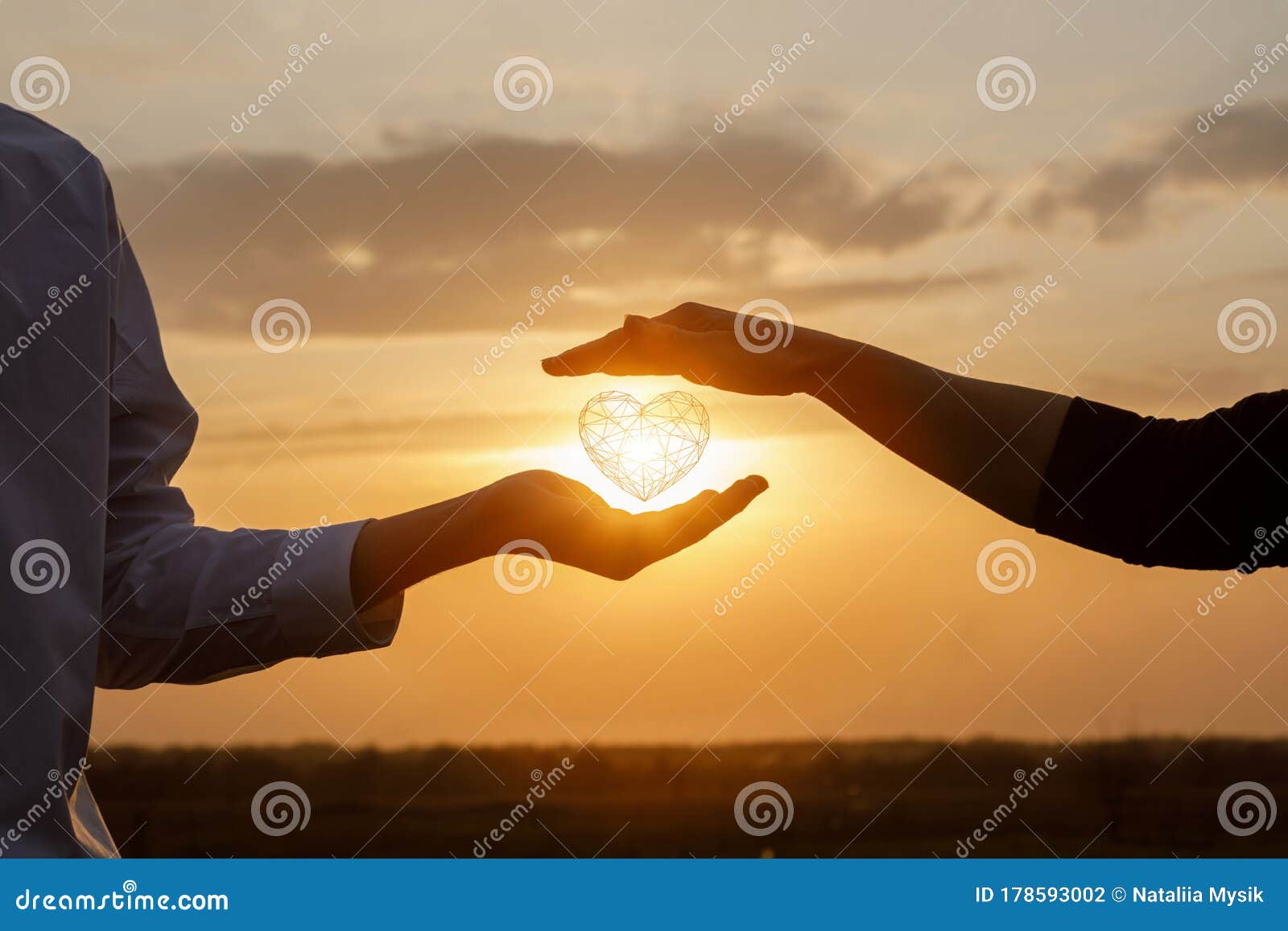 The Concept of a Love Relationship between People Stock Photo - Image ...