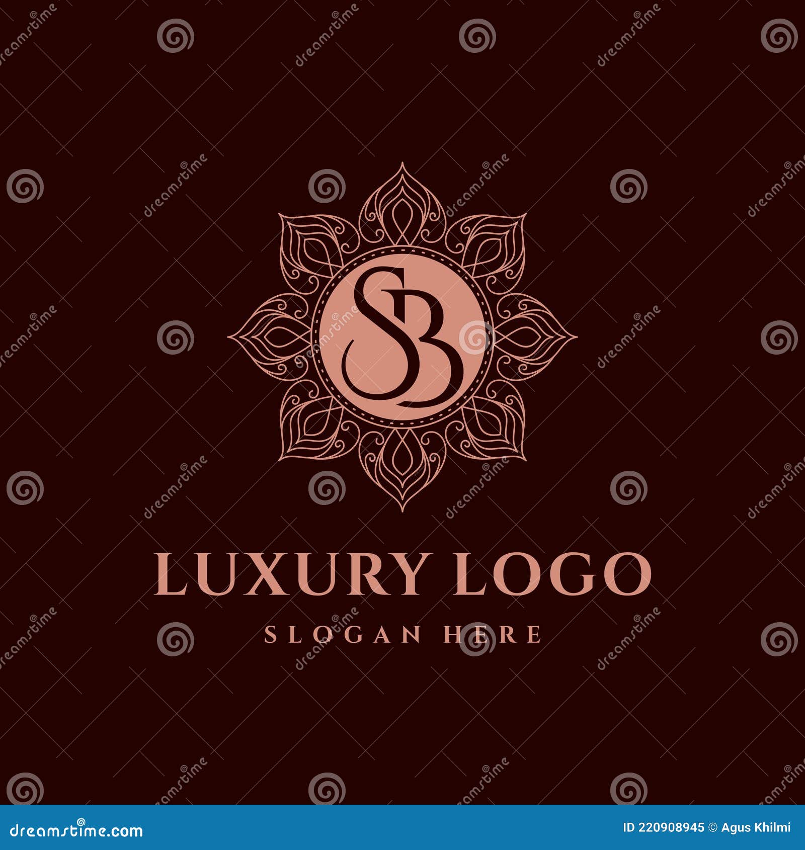 Luxury Logo Design Vector Template Stock Vector - Illustration of ...