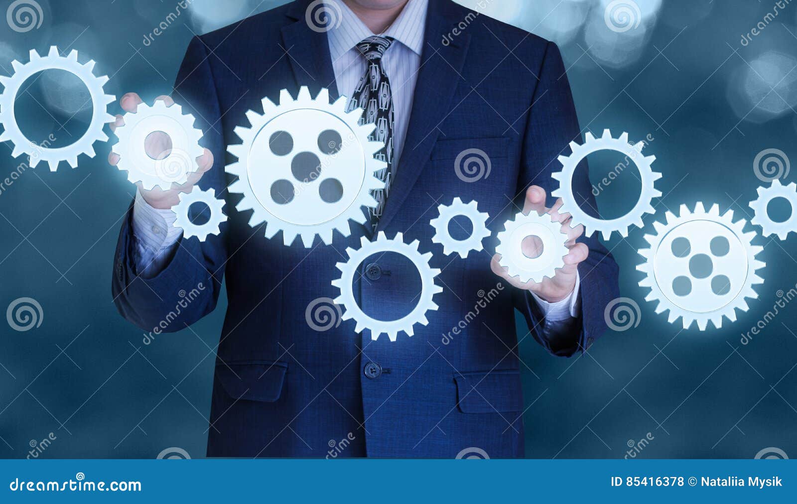 Concept of Management and Business Management. Stock Photo - Image of ...