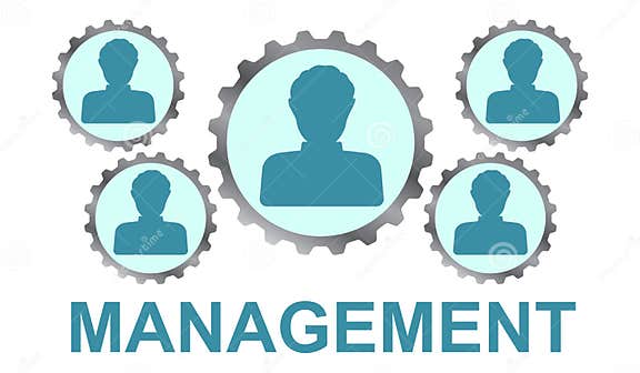Concept of management stock illustration. Illustration of system ...