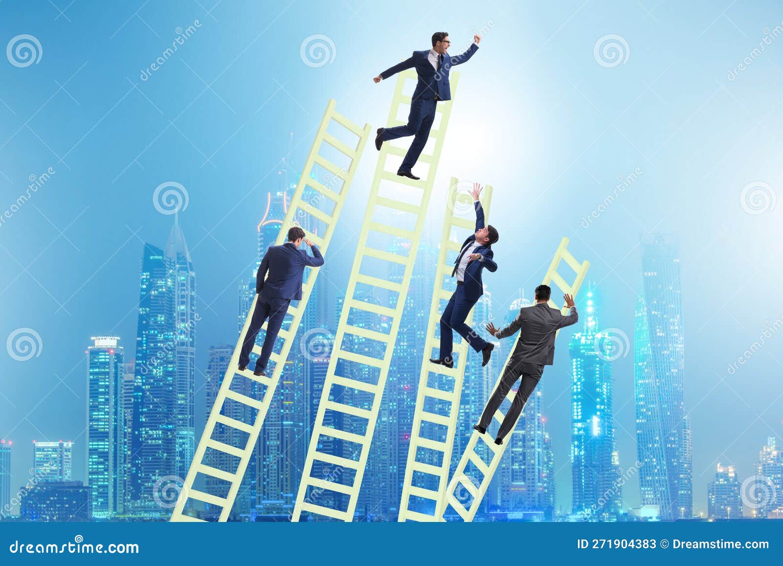 Concept of Many Different Careers Stock Image - Image of boss ...