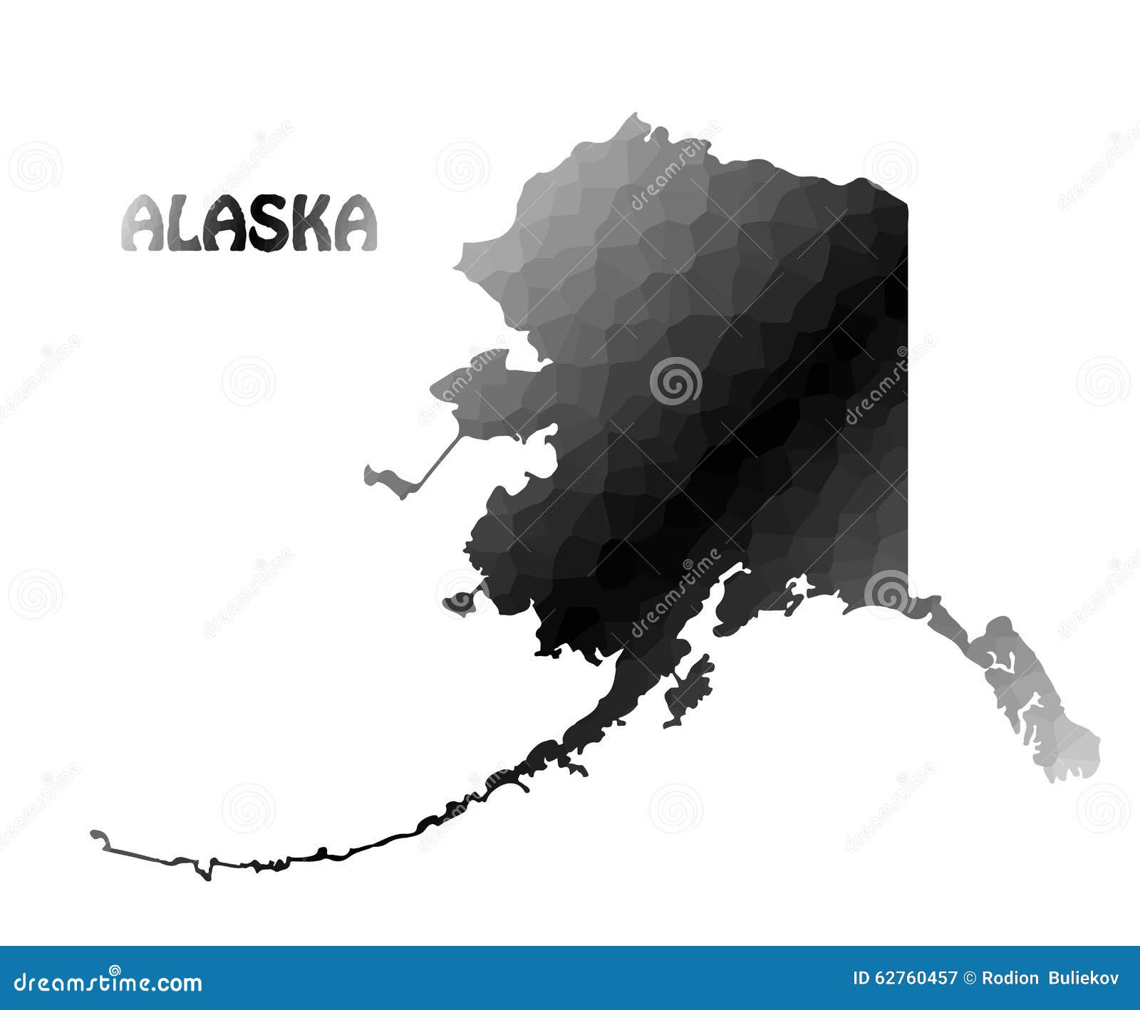 Concept map of Alaska stock vector. Illustration of north - 62760457