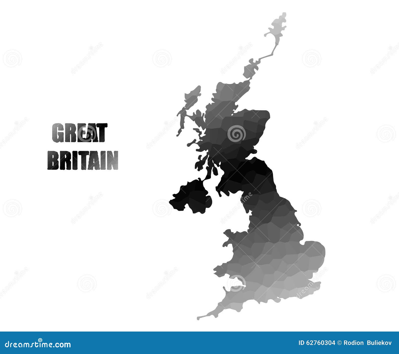 Concept Map of Great Britain Stock Vector - Illustration of detail ...