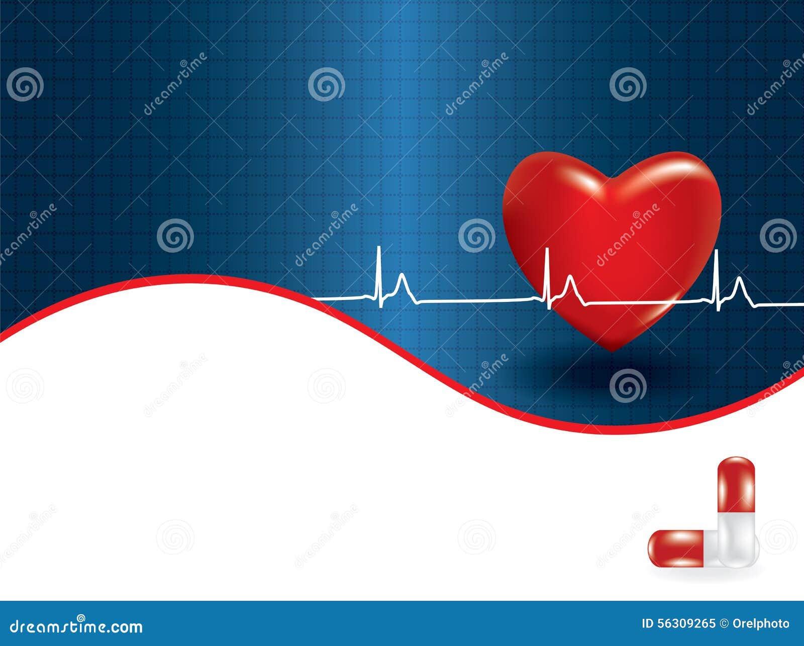 Concept of Medical Problem with Heart Stock Vector - Illustration of ...