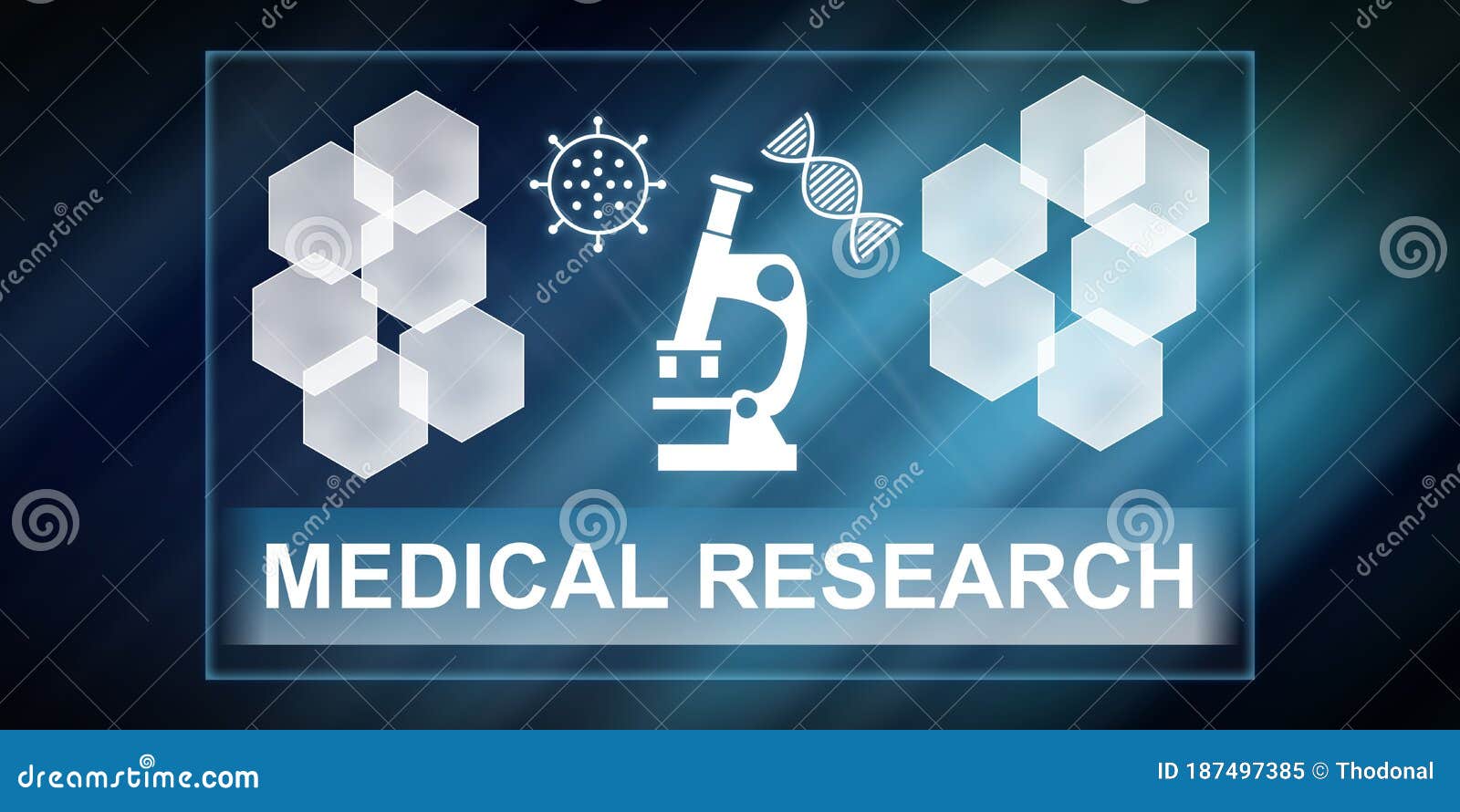 Concept of Medical Research Stock Illustration - Illustration of ...