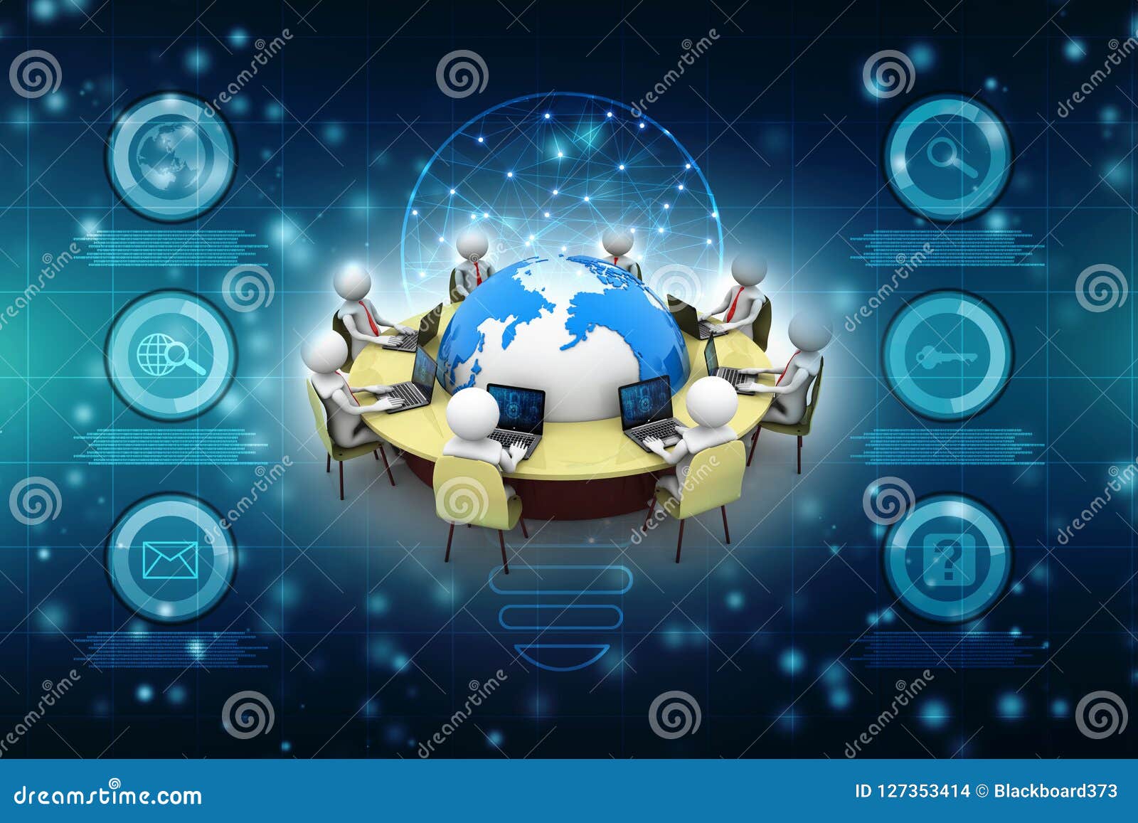 Concept of Meeting, Education and Learning, Presentation. Technology ...