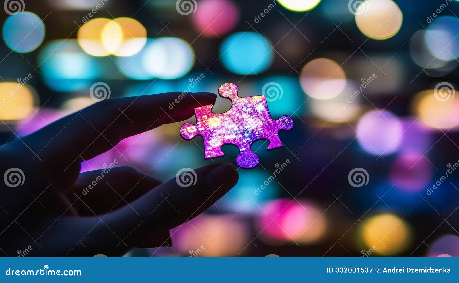 Concept of Merging and Acquiring with Hands Putting Together Puzzle ...