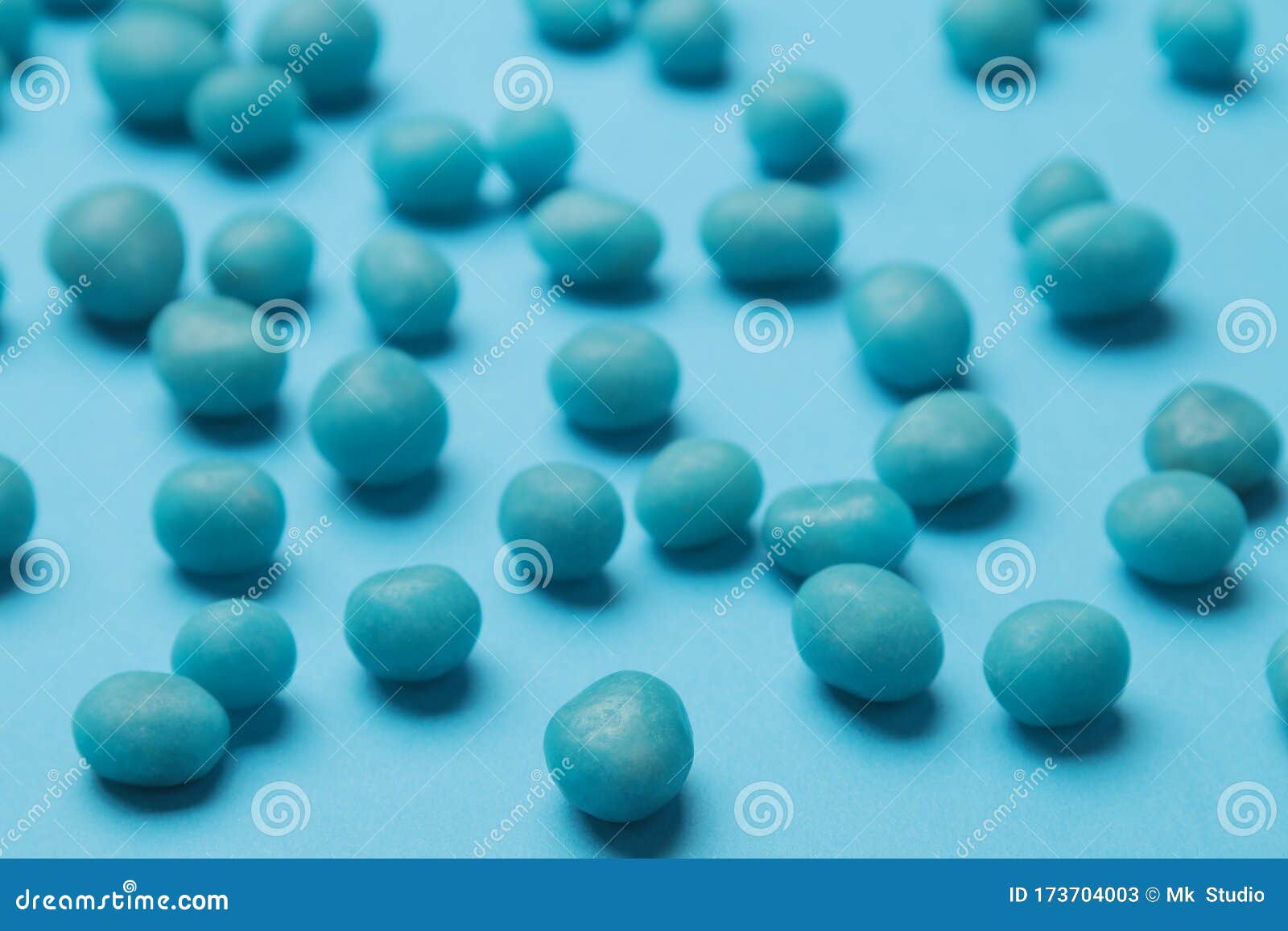 The Concept of Minimalism. Background from Delicious Bright Blue ...