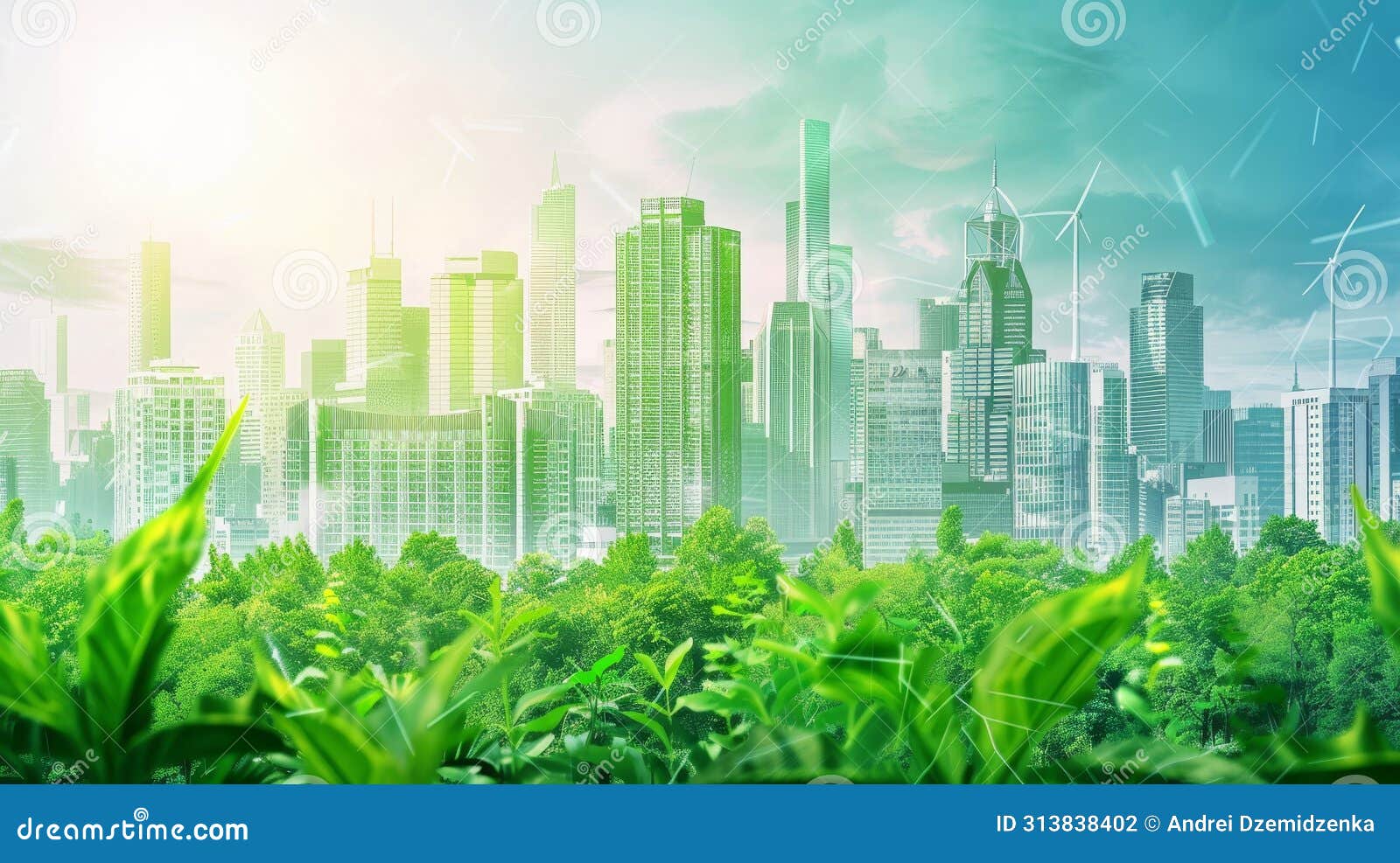 Concept of the Modern City and Environmental Technology. Sustainable ...