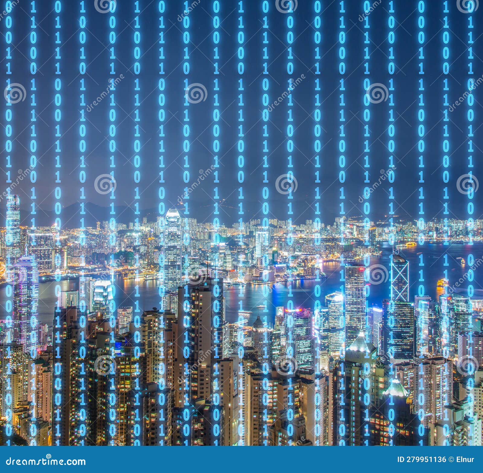 Concept of Modern Digital City and Innovation Stock Photo - Image of ...