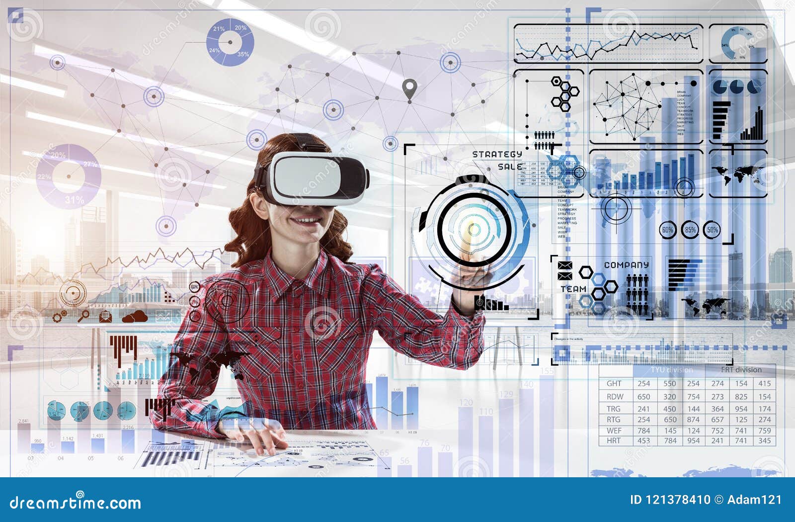 Concept of Modern Educational Process Stock Photo - Image of device ...