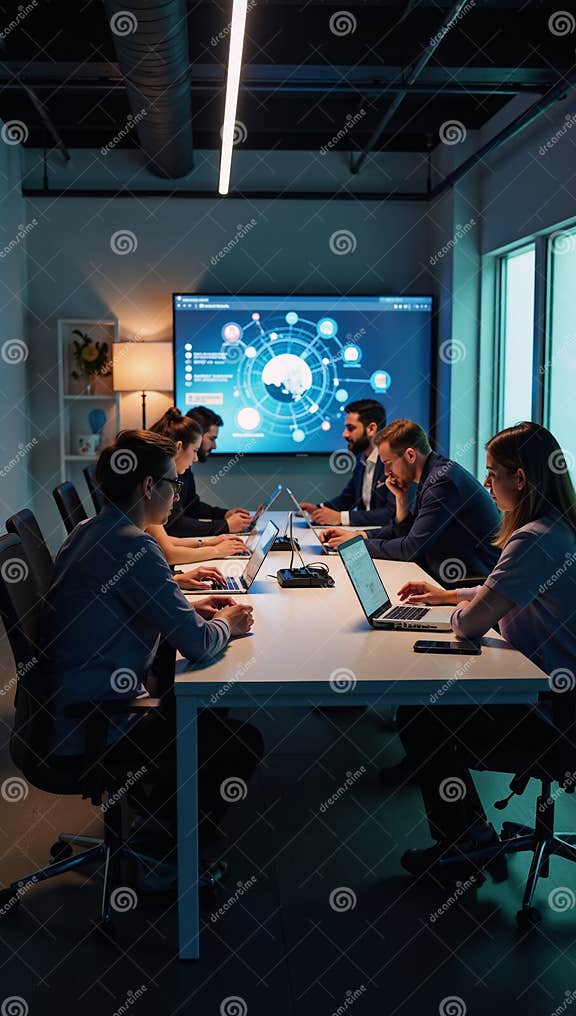 Modern Workplace Brimming with Innovation As Diverse Team Generates ...