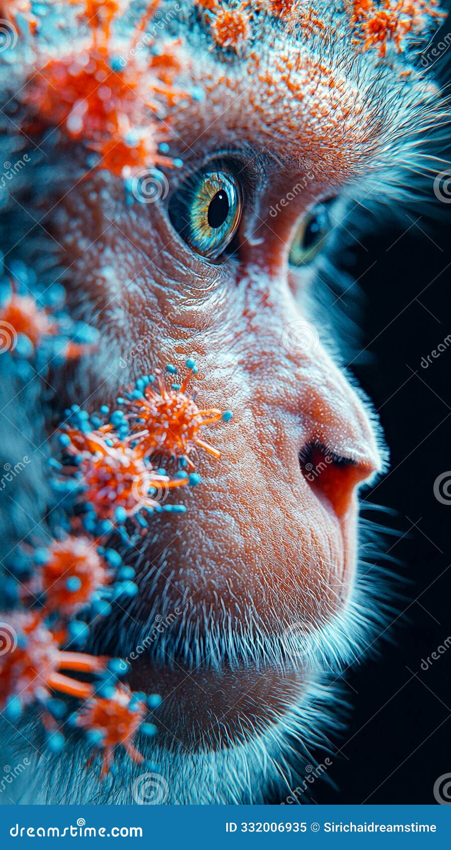 Dual Exposure Combines Natural Monkey Presence with Microscopic ...