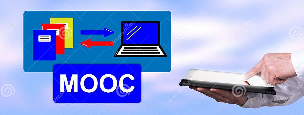 Concept of mooc stock photo. Image of application, training - 193520180