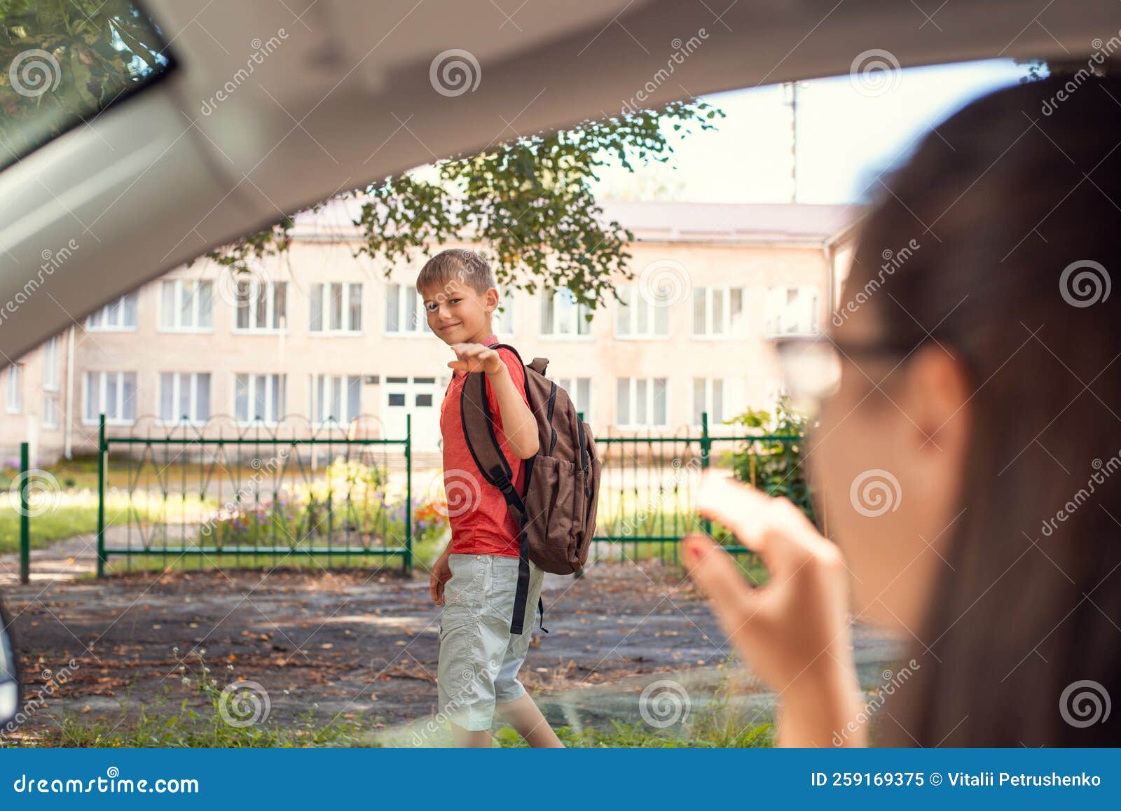 Concept of Morning Routine and Getting Ready for School Stock Image ...