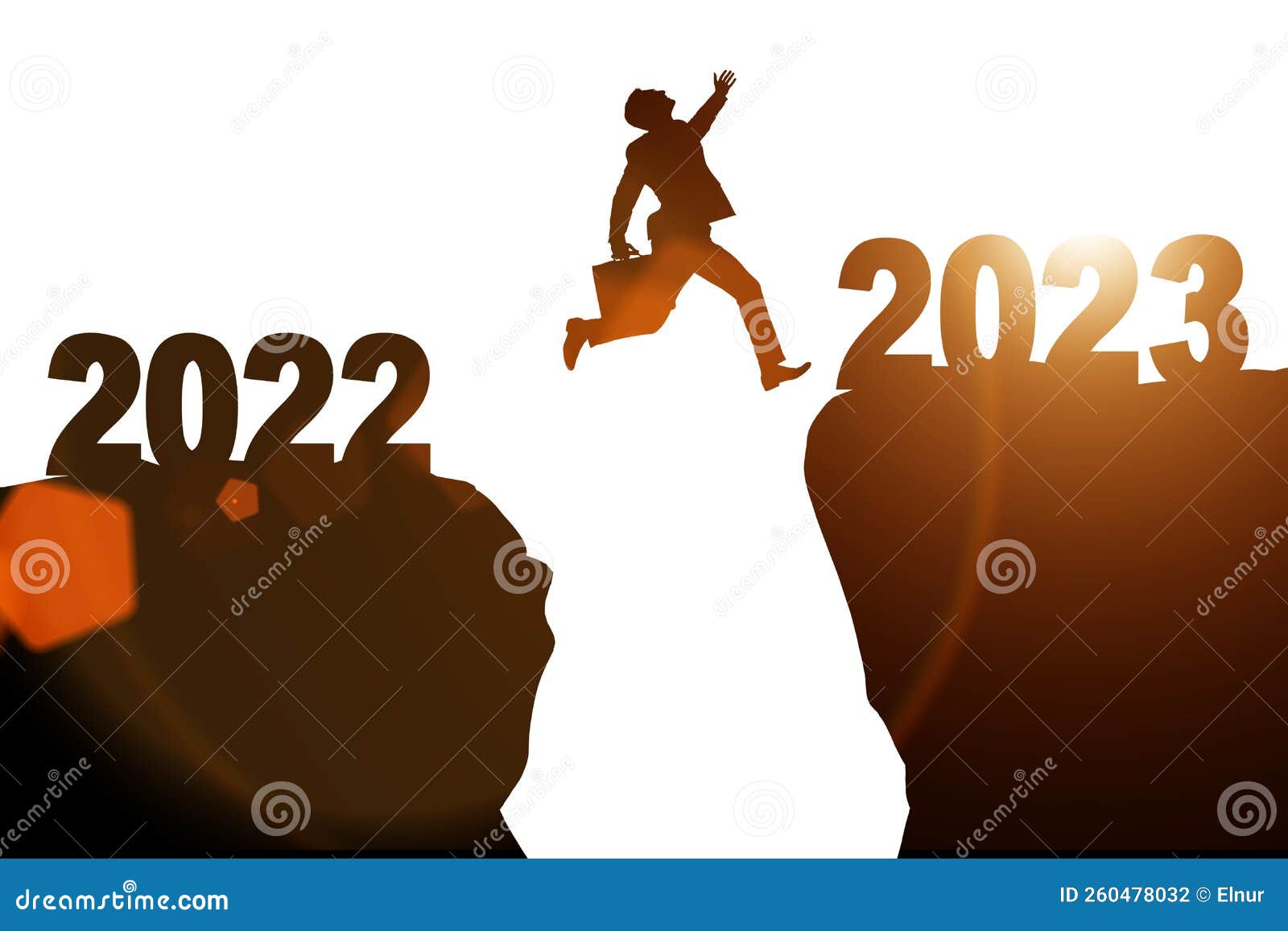 Concept of Moving from 2022 To 2023 Stock Photo - Image of people, xmas ...