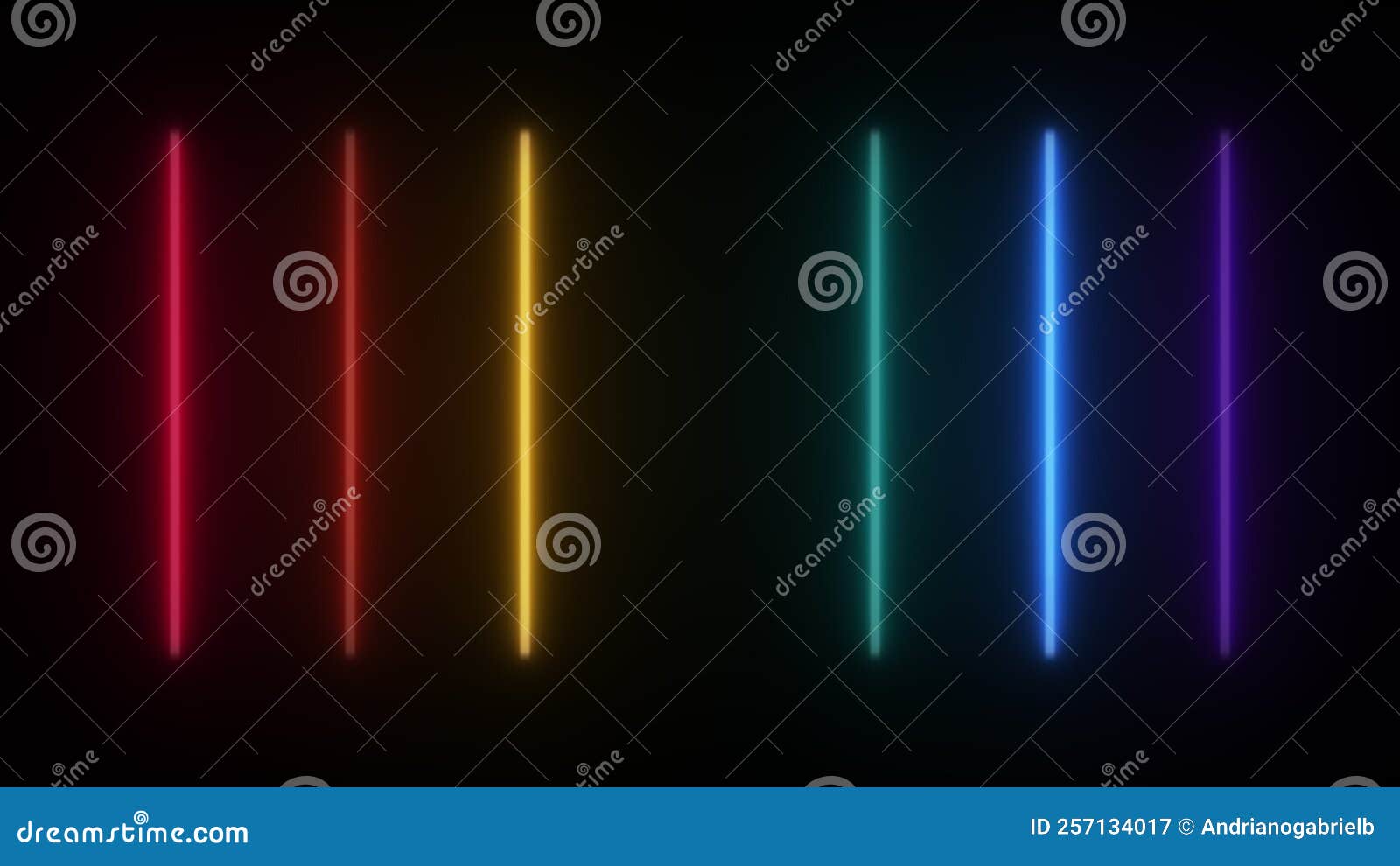 Concept 89-N1 Abstract Neon Lights Animation Stock Video - Video of ...