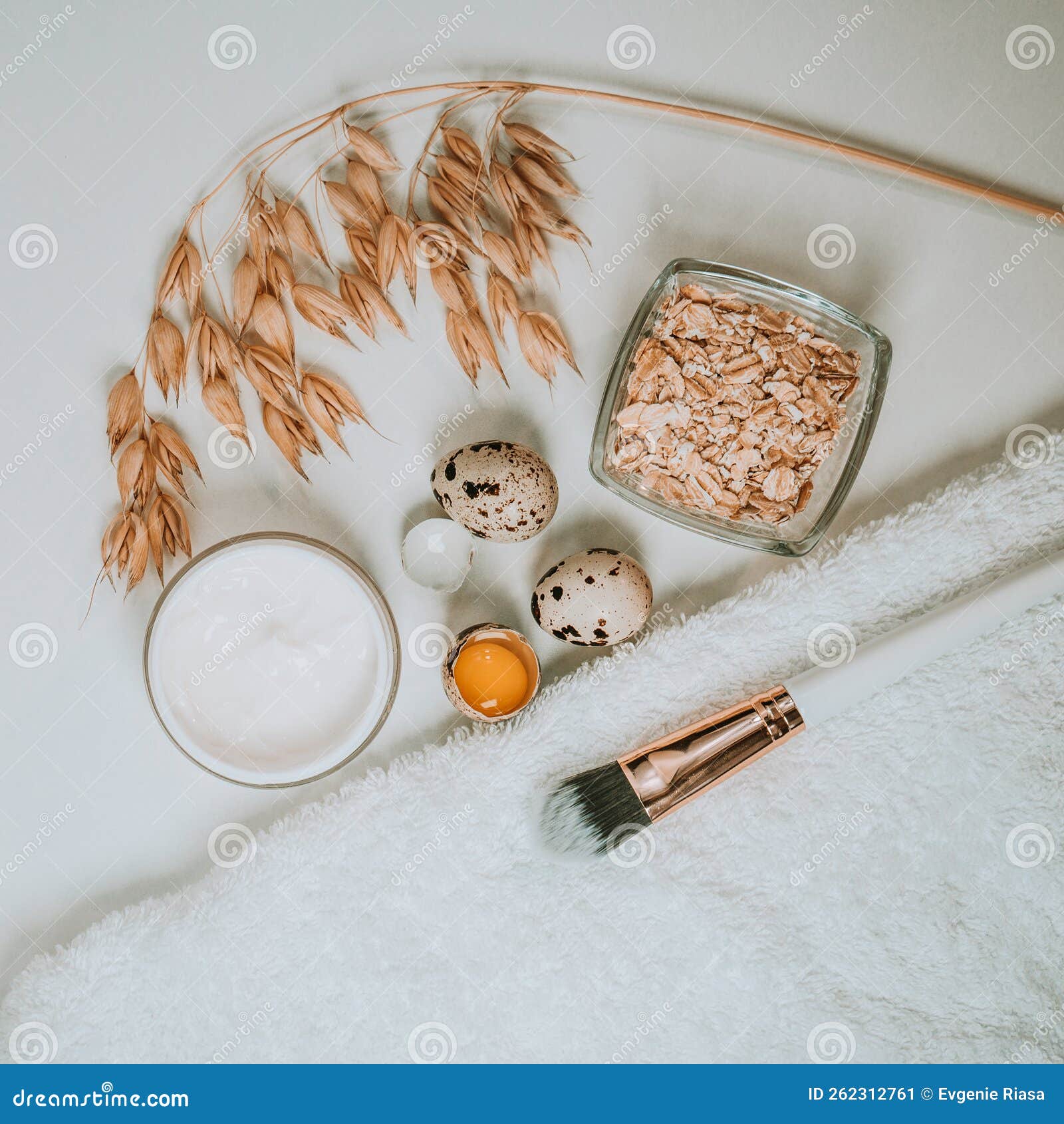 The Concept of Natural Cosmetics Based on Eggs, the Layout of the ...