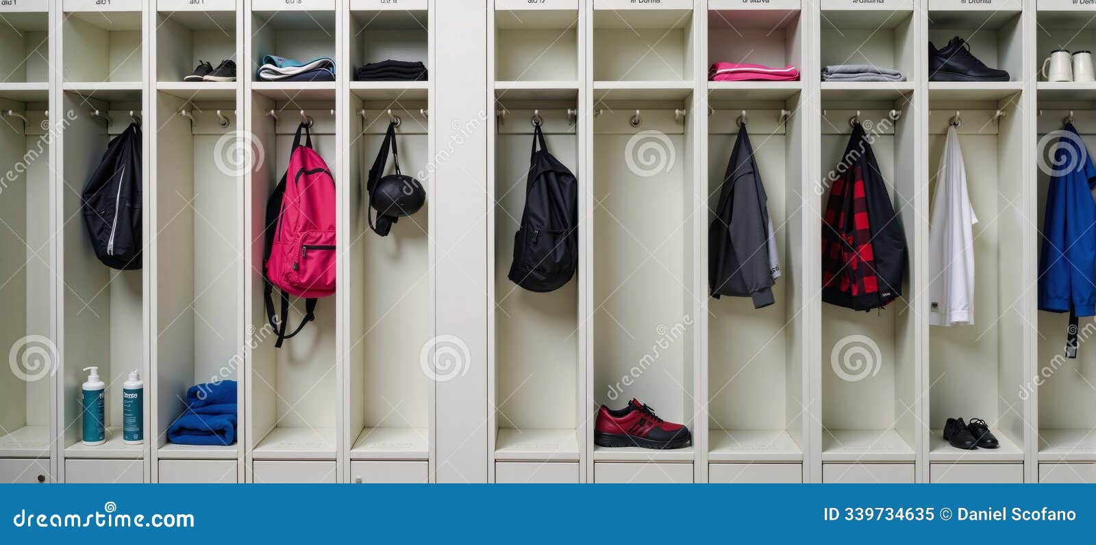 Organized Locker Room