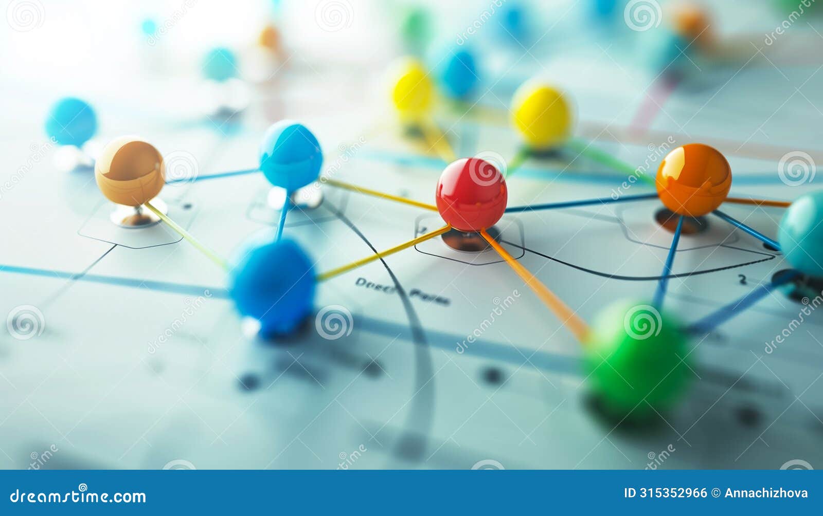 Concept of Network Connection and Diversity is Represented Stock Photo ...