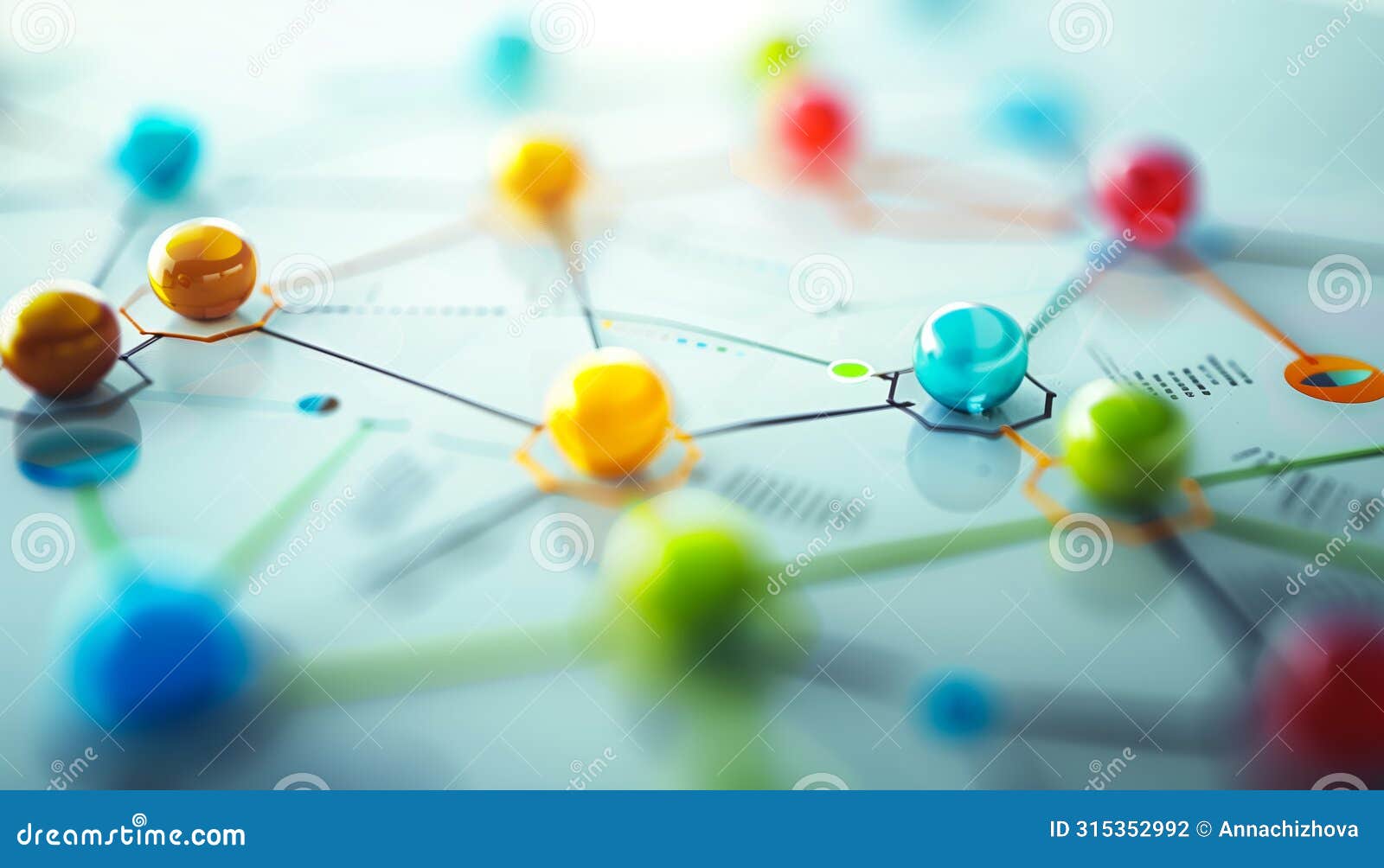 Concept of Network Connection and Diversity is Represented Stock Photo ...