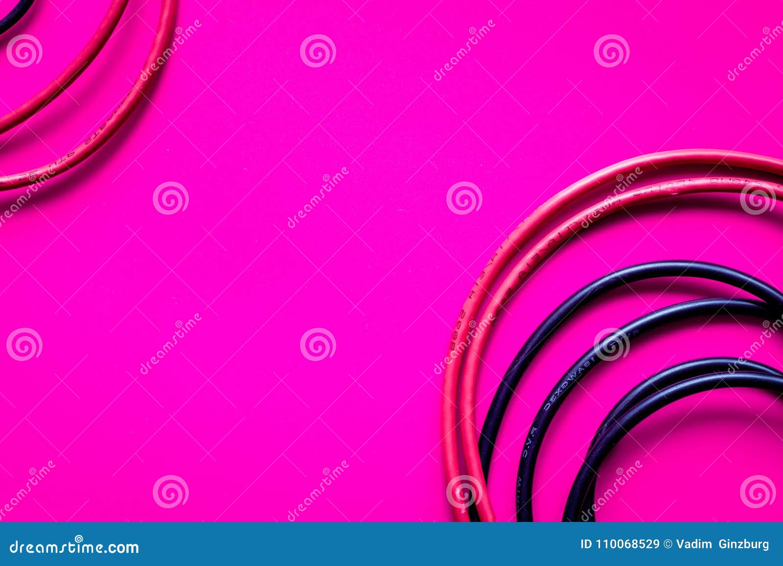 Concept Network Internet Cable on Pink Background Close Up Stock Image ...