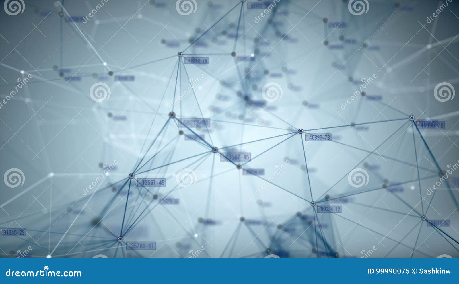 Concept of Network, Internet Communication Stock Illustration ...