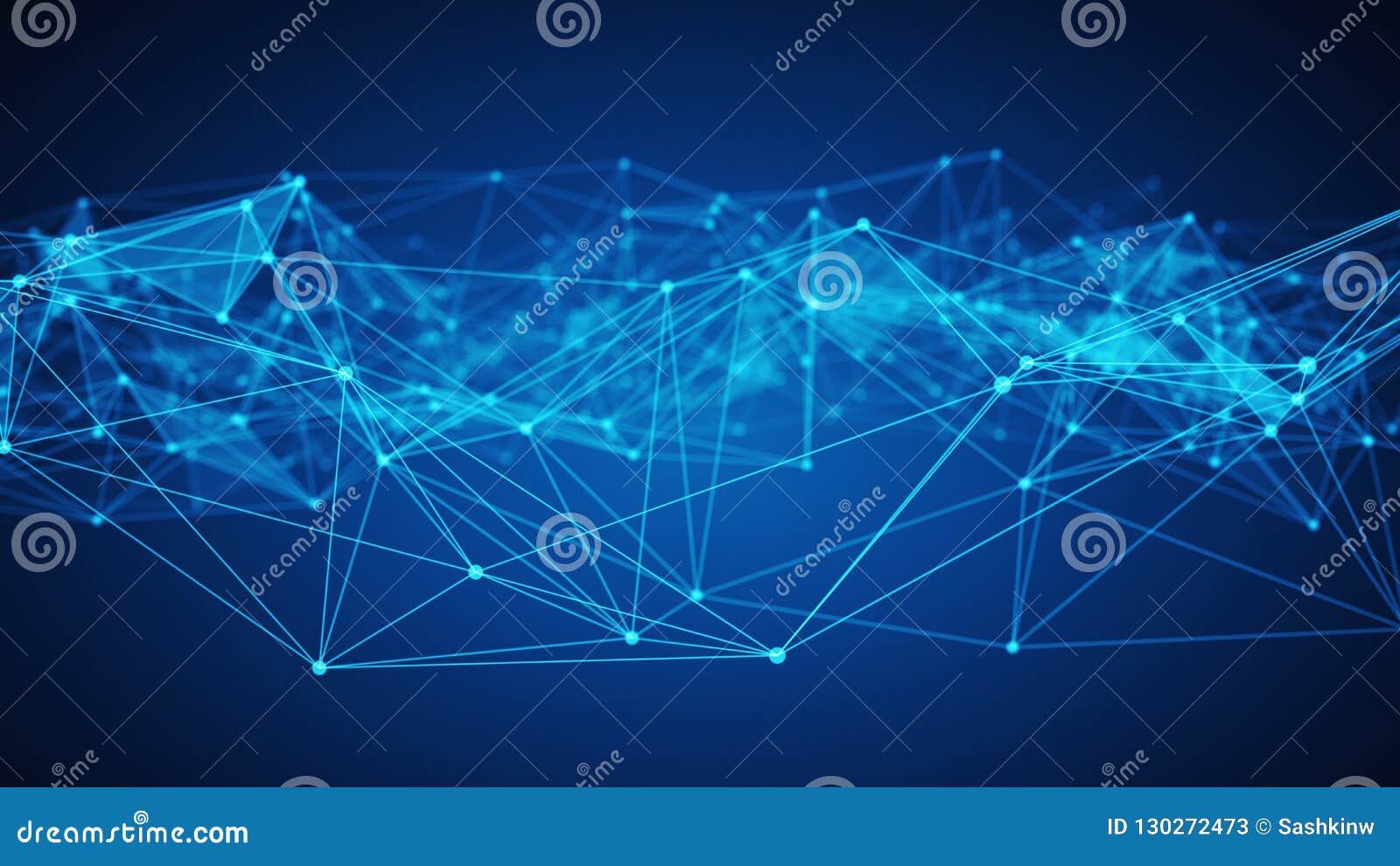 Concept of Network, Internet Communication Stock Illustration ...