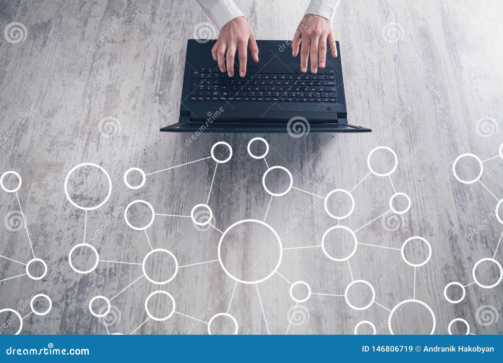 Concept of Network. Internet Communication Stock Image - Image of ...