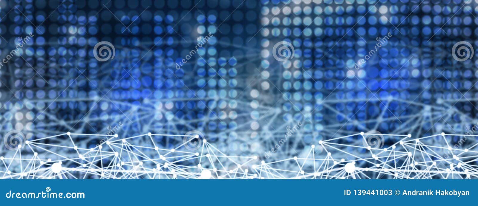 Concept of Network. Internet Communication Stock Illustration ...