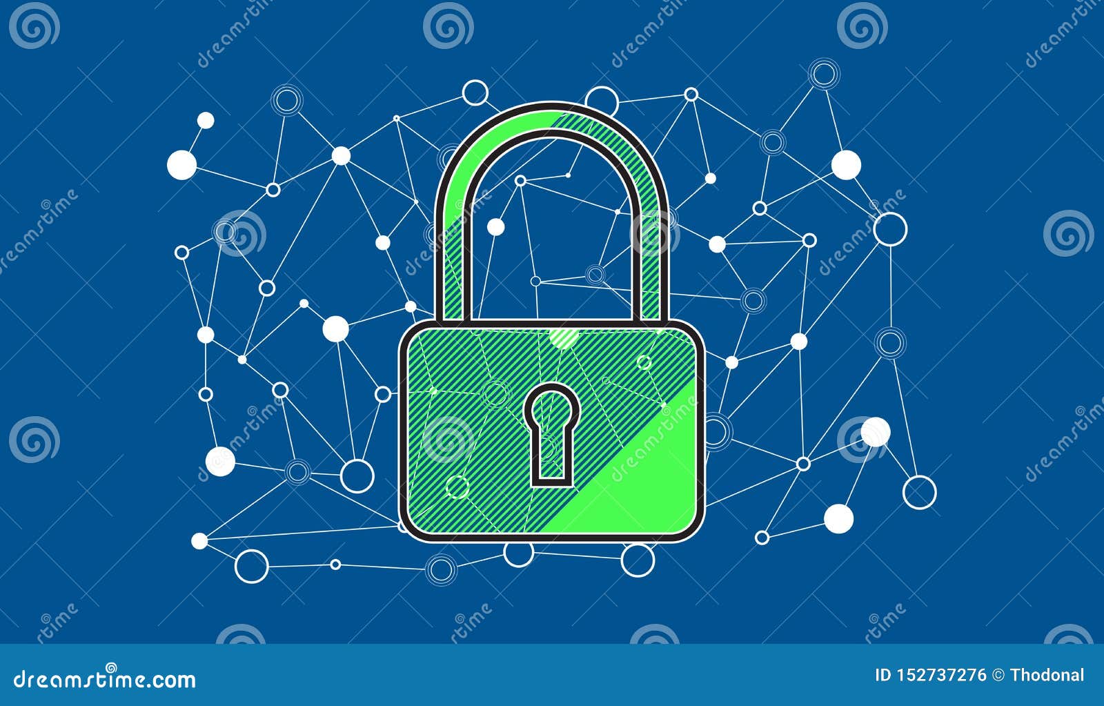 Concept of network safety stock illustration. Illustration of secure ...