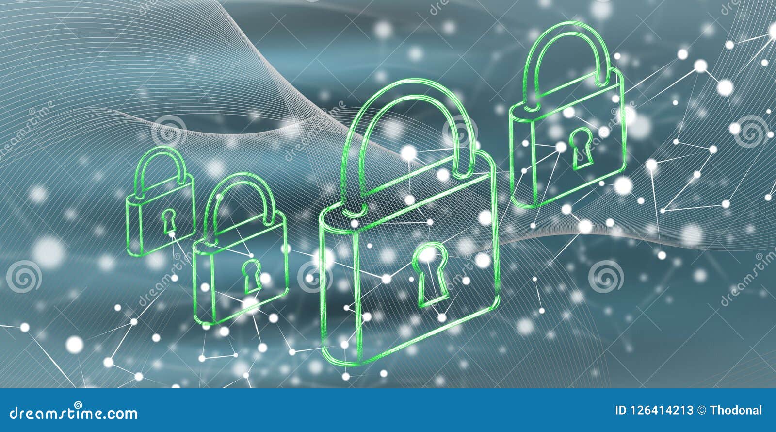 Concept of Network Security Stock Illustration - Illustration of ...