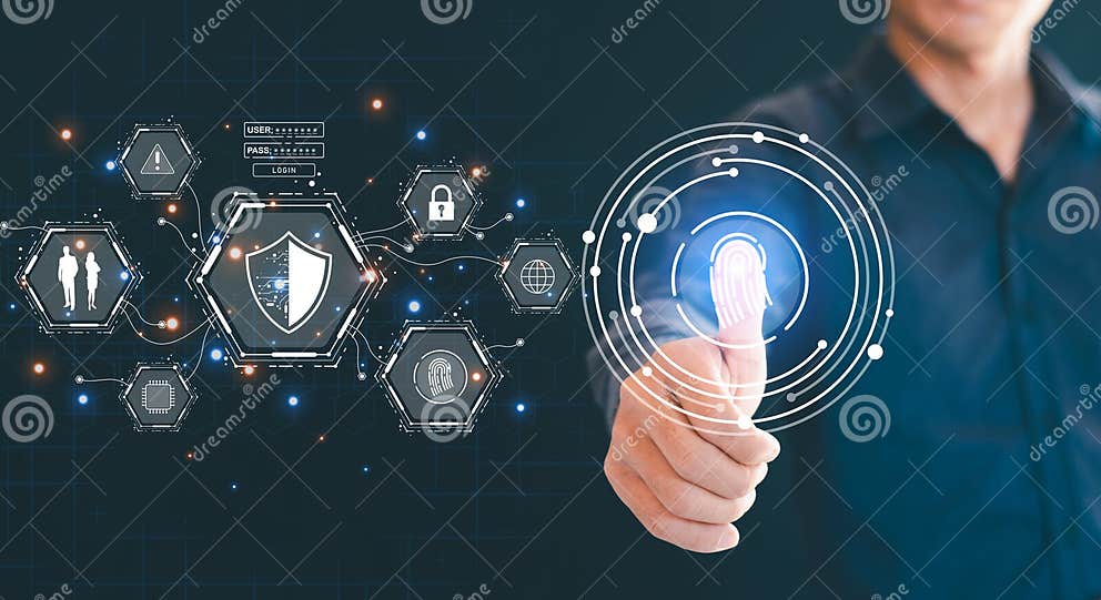 Concept Of Network Security User Privacy Security And Internet Access