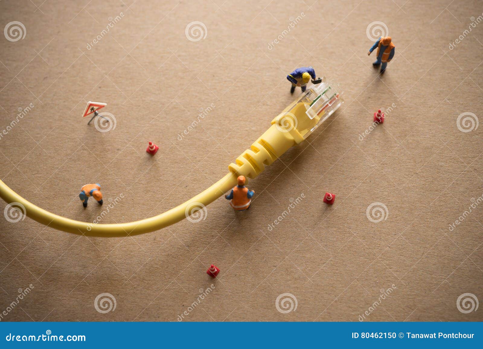 Concept of Network Troubleshoot Supporter or Administrator. Stock Photo ...