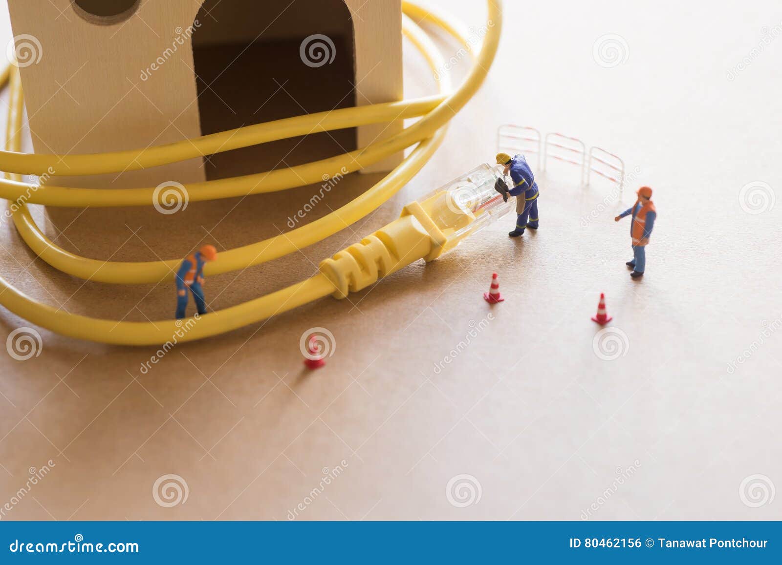 Concept of Network Troubleshoot Supporter or Administrator. Stock Photo ...