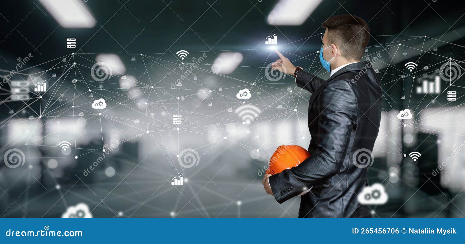 Concept of Networking for Industry Management Stock Photo - Image of ...