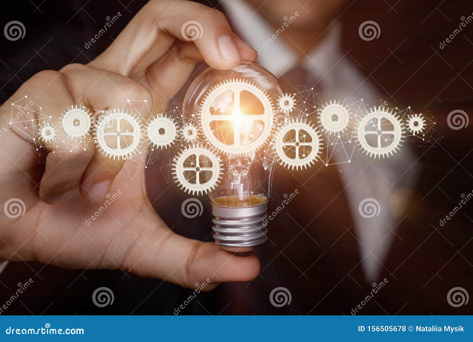 The Concept of a New Innovative Ideas in Business Stock Photo - Image ...